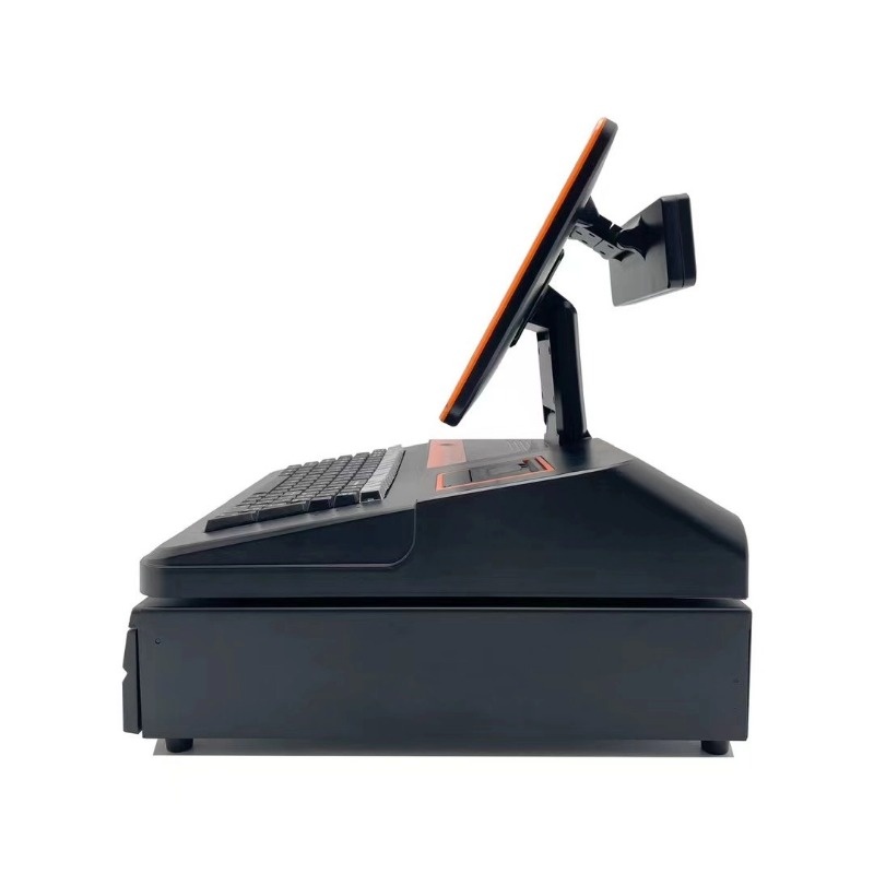 15.6inch supermarket Point of Sale systems with 2nd customer display