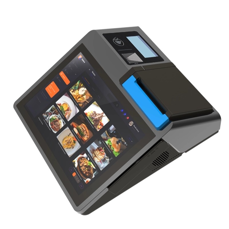 10.1inch + 2.6inch Desktop POS Systems Electronic Cashier Machine for ...